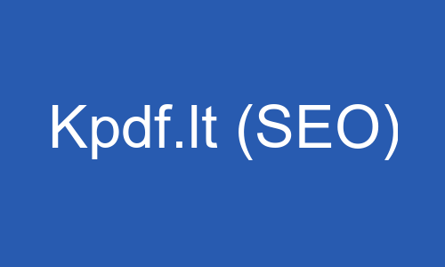 Domains.edata.lt - Kpdf.lt (SEO)